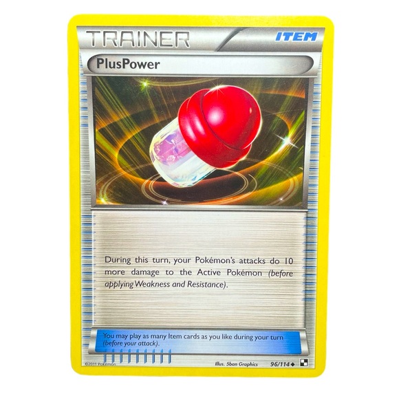 Pokemon | Accessories | 21 Pluspower 96114 Black White Base Set Trainer ...